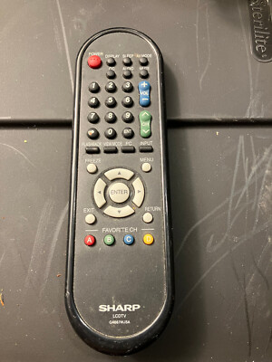 GENUINE SHARP GA667WJSA LCD TV REMOTE - LC-32D44 LC-32SB27U LC-46SB54U ...