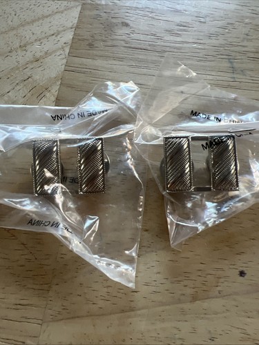 Fire/police Captain bars collar Silvertone insignia Bars | eBay