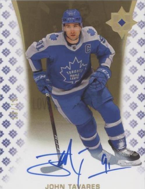 2020-21 Upper Deck Ultimate Collection - John Tavares #75 Gold ...