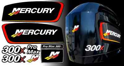 MERCURY 300x ProMAX Outboard / Graphic / Set Decal / Stickers kit | eBay