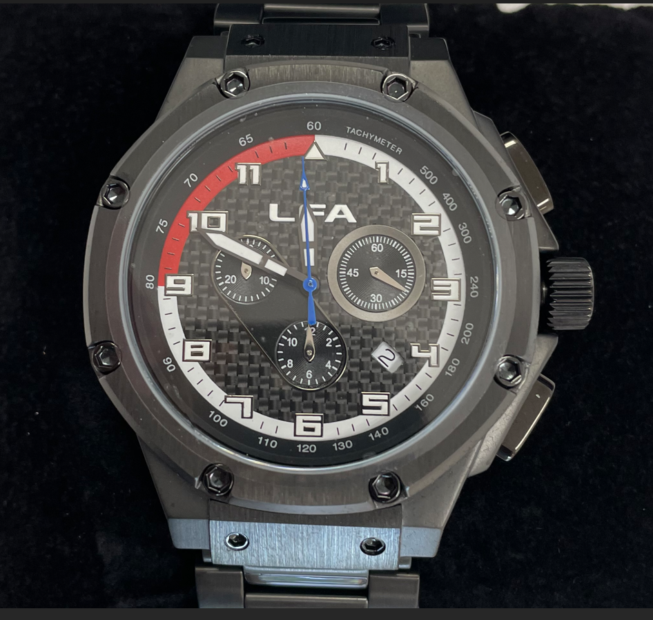 Mens Watch, Lexus LFA (#285) of 500 made. NEW! Original box and papers ...