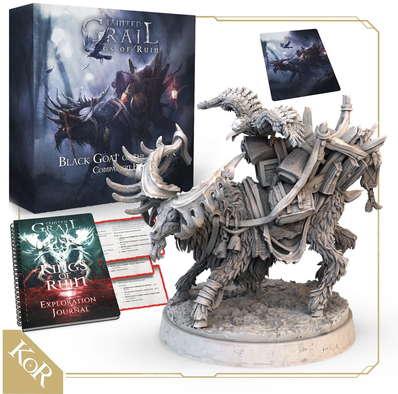 Tainted Grail-Kings of Ruin Sundrop Excalibur pledge w/Black Goat ...
