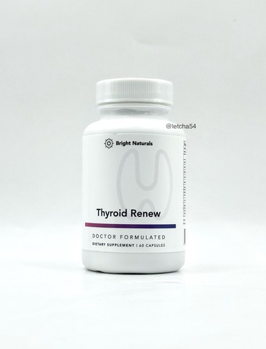 Bright Naturals Thyroid Renew (60 Capsules) Adrenal Support Supplement ...