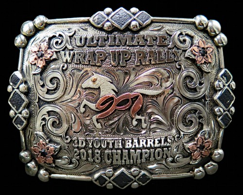 Barrel Racing Ultimate Wrap Up Rally Youth Barrels Champion Trophy Belt ...