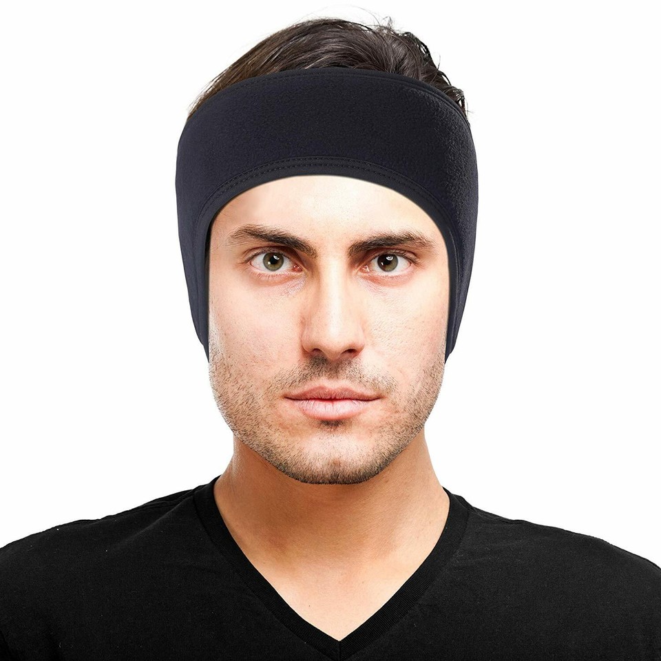 Ear Warmer Headband/Winter Fleece Ear Cover for Men Women/Cold Weather ...