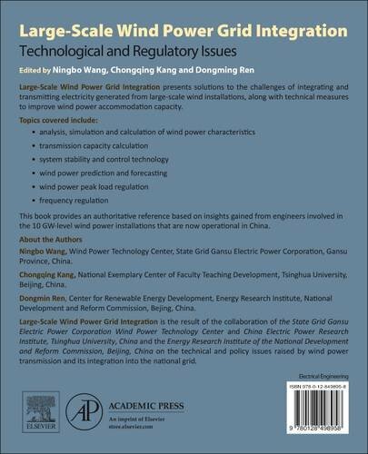Large Scale Wind Power Grid Integration: Techno, Wang, Kang, Ren ...