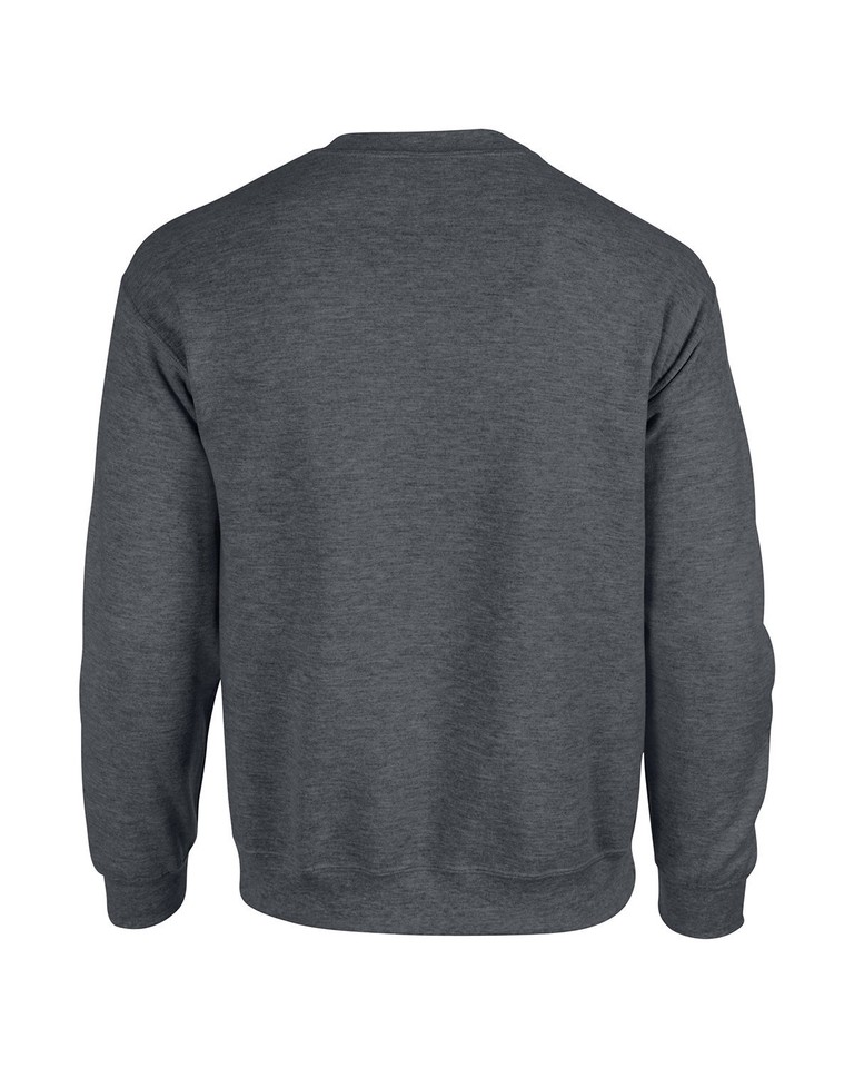 Gildan G180 Adult Cotton/Polyester Crew Neck Heavy Blend Fleece Knit ...