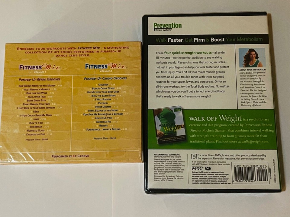 FITNESS MIX Pumped-Up Cardio Grooves 2 CD SET NEW +BONUS Strength ...