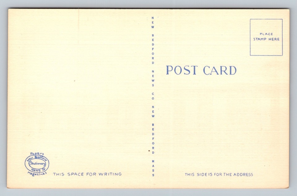 Post Office Building Wareham Massachusetts Vintage Unposted Linen ...