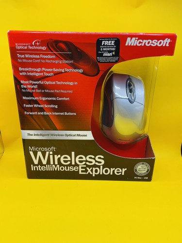 Rare Collectible New Sealed Microsoft Wireless IntelliMouse Explorer ...