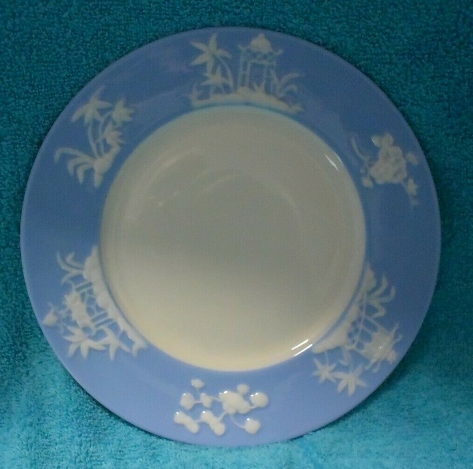 Lenox Pagoda Blue Salad Plates Green Mark LOT of 7 RARE | eBay