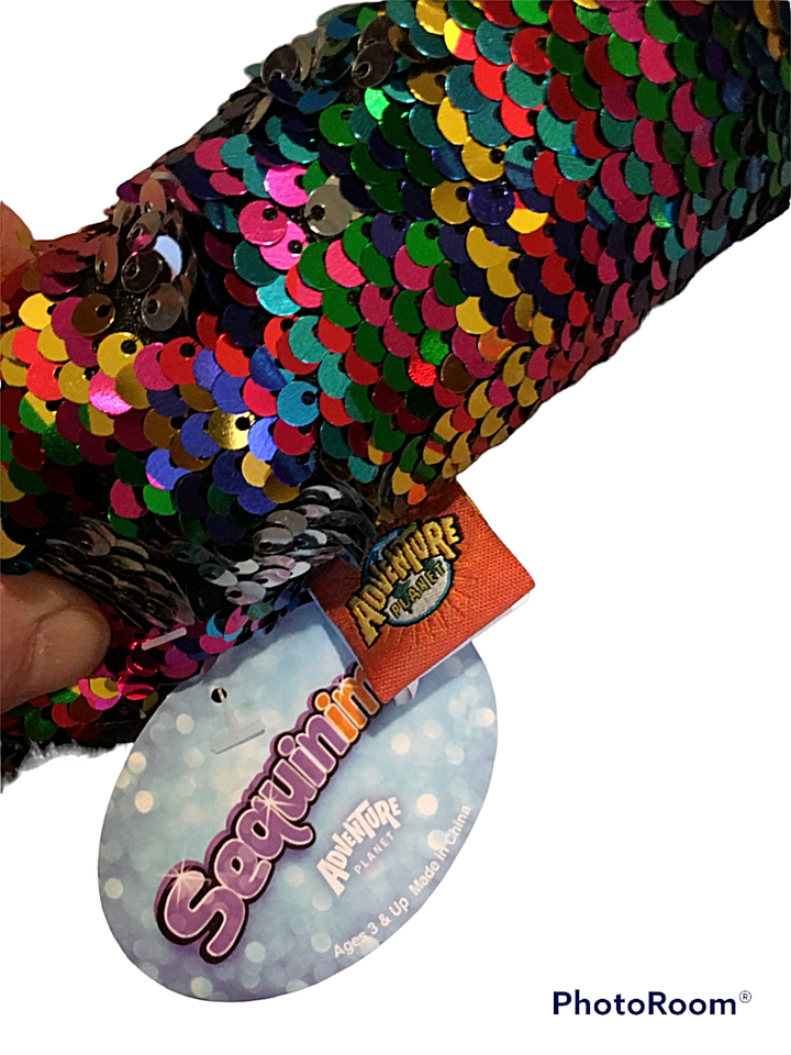 Adventure Planet Sequinimals Snake 67 Inches Silver Purple Sequins has ...