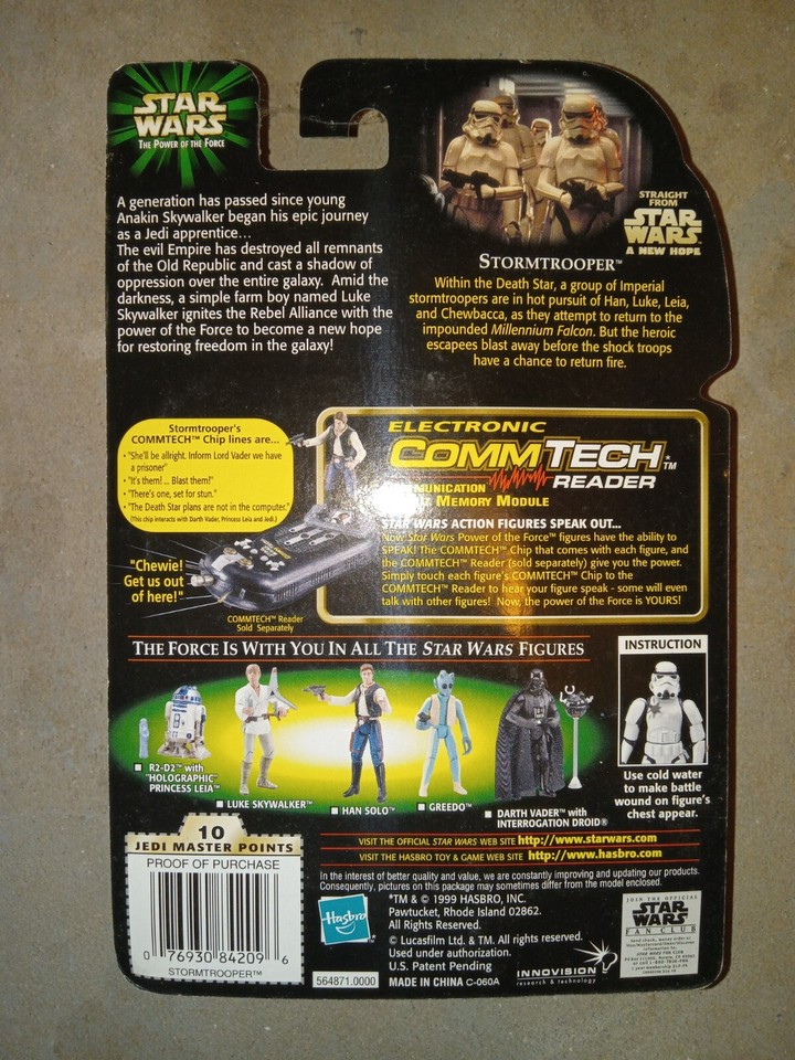 star wars 1999 potf commtech stormtrooper | eBay