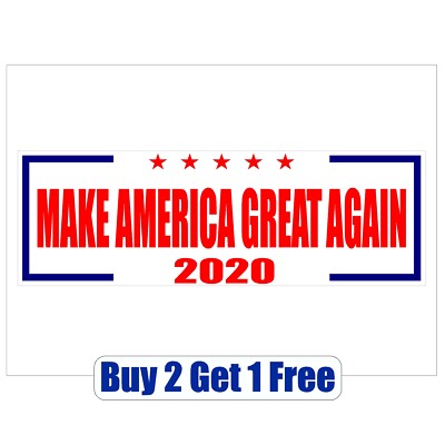 DONALD TRUMP MAGA 2020 - Bumper Sticker - Make America Great Again ...