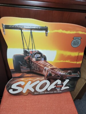 Vintage 1994 SKOAL Bandit NHRA Funny Car Tobacco Advertising Store Sign ...