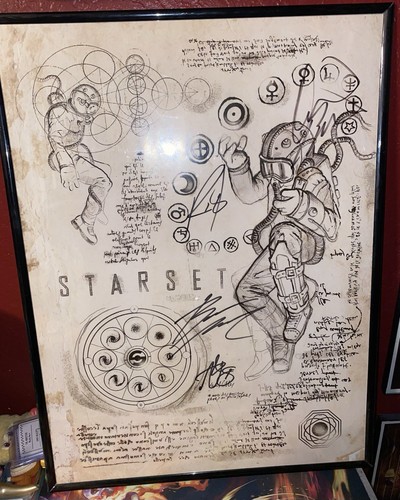 Starset Signed Poster Rare 24x36 (Frame Not Included) | eBay