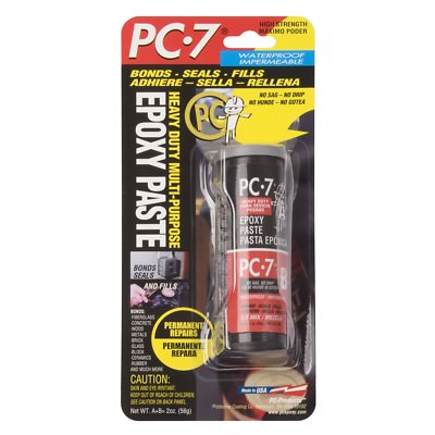 PC Products PC-7 BLACK EPOXY PASTE 56g Waterproof,Bonds & Dries Rapidly ...