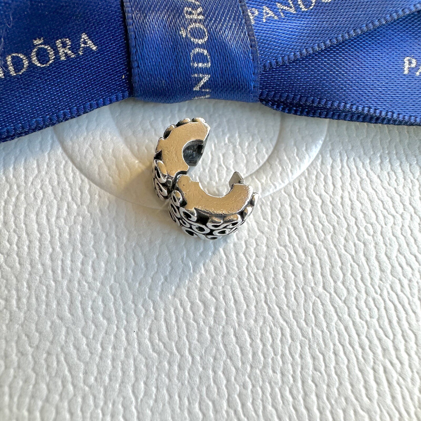 Authentic Pandora Sterling Silver Serpentine S Clip Charm #790338 | eBay