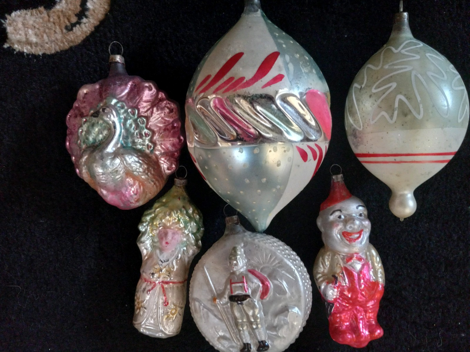 Antique German Glass Jolly Man w/Umbrella Ornament | eBay