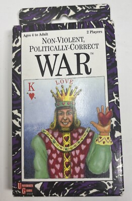 War Card Game Non-Violent, Politically-Correct - University Games - New ...