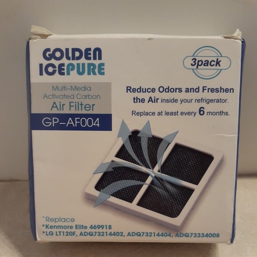 3 Pack Golden Ice Pure Refrigerator Water Filter GP-AF004. Activated ...