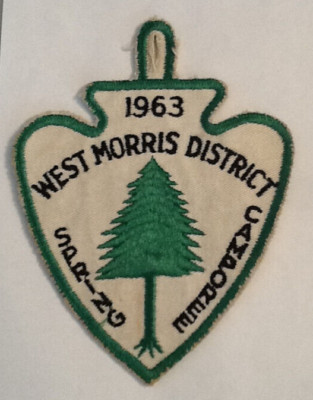 ARROWHEAD PATCH / WEST MORRIS DISTRICT * 1963 CAMP o REE - Boy Scout BSA B5 | eBay