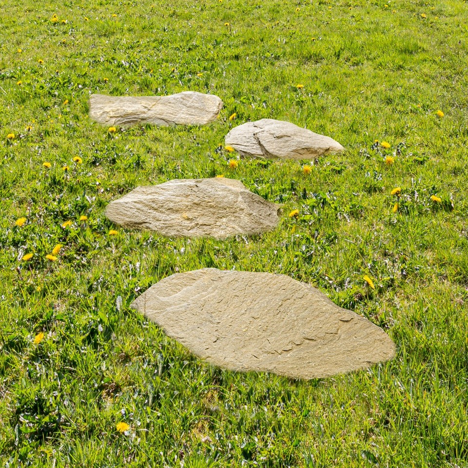 LAKE DISTRICT NATURAL STONE STEPPING STONES - 10 AND 5 UNIT PACKS | eBay UK