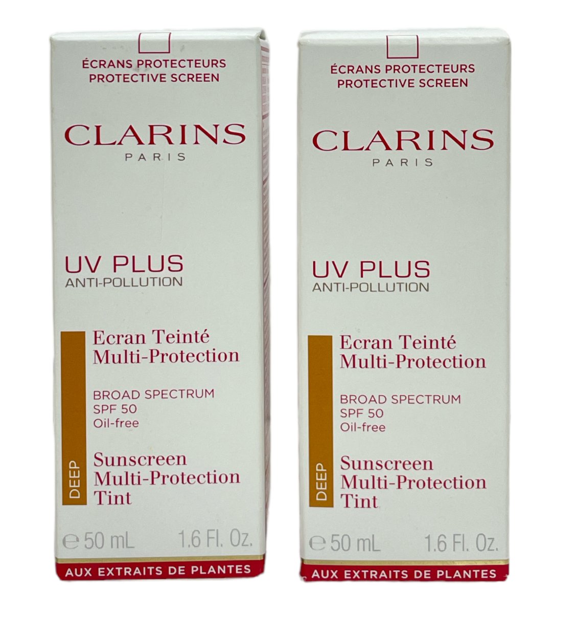 Clarins Sunscreen Multi-Protection Tint SPF50 (50mL / 1.6oz) NEW YOU ...