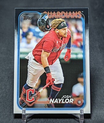 Josh Naylor 2024 Topps Series 1 Flagship Baseball Card #10 Cleveland ...