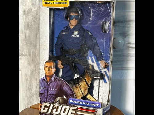 G.I. JOE POLICE K-9 UNIT Action Figure Celebrating 30 Years Real Heroes ...