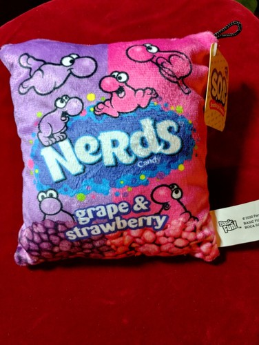 Basic Fun Nerds Candy Plush Pillow NEW Pink Purple GRAPE STRAWBERRY NWT fans | eBay