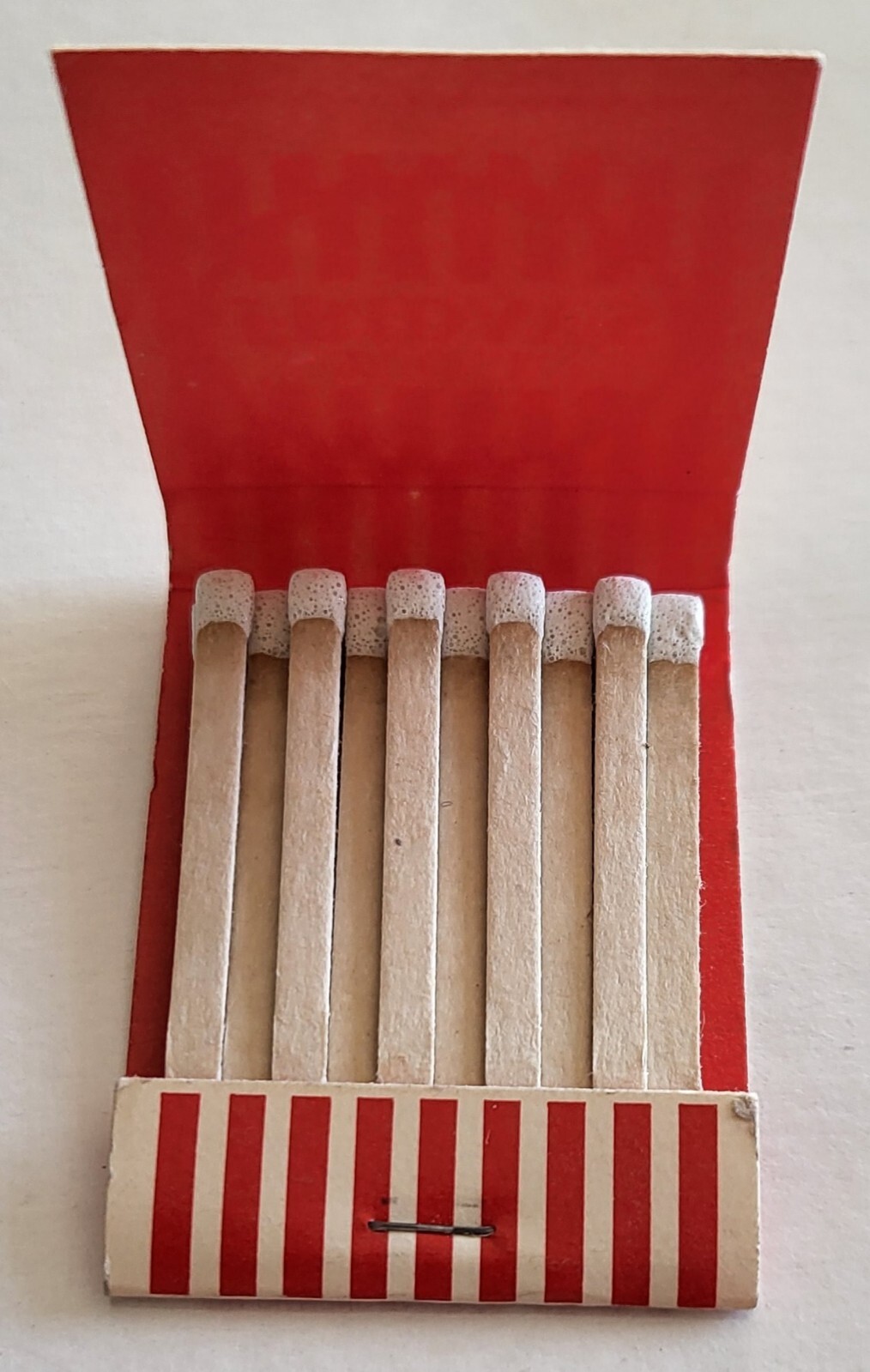 Vintage Unstruck Matchbook....Red & White Striped, T.G.I. Friday's ...