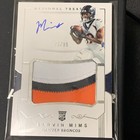 Marvin Mims National Treasures 3 Color RPA Denver Broncos Stud. | eBay