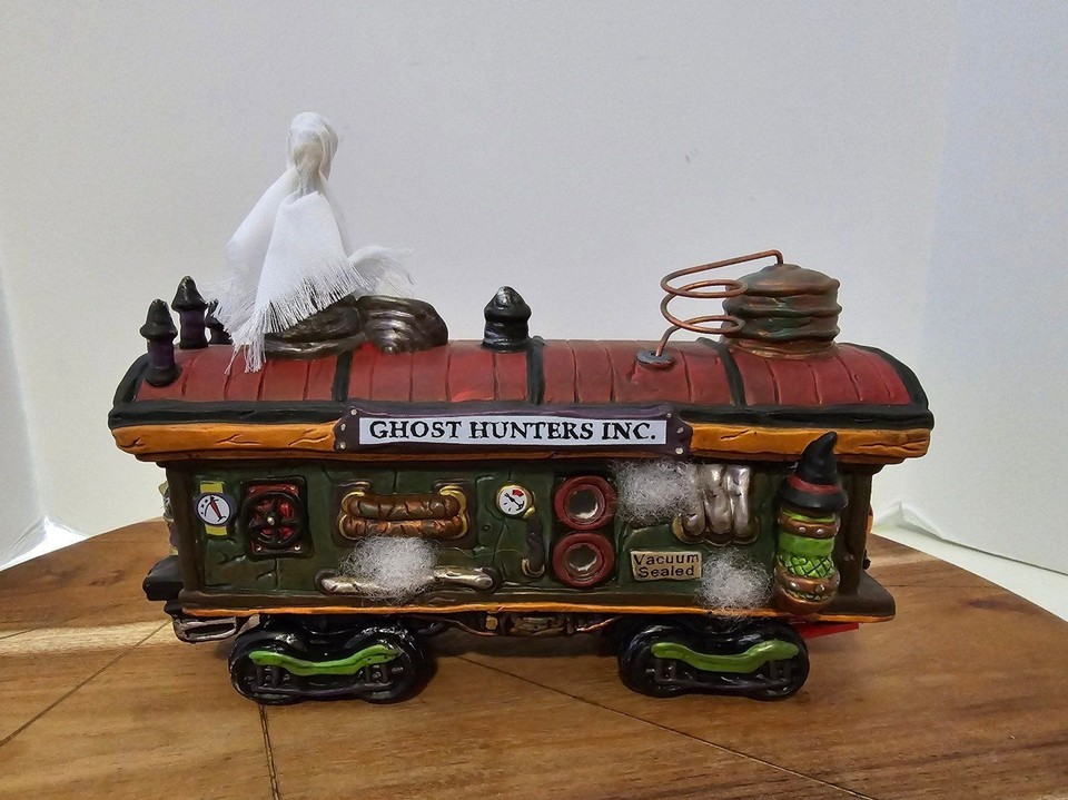 Department 56, Halloween, Haunted Rails, Scary Ghost Hauler | eBay