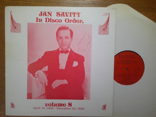 AJAZ LP RECORD /JAN SAVITT/ IN DISCO ORDER VOL 8/1940-1941/ EX+ | eBay