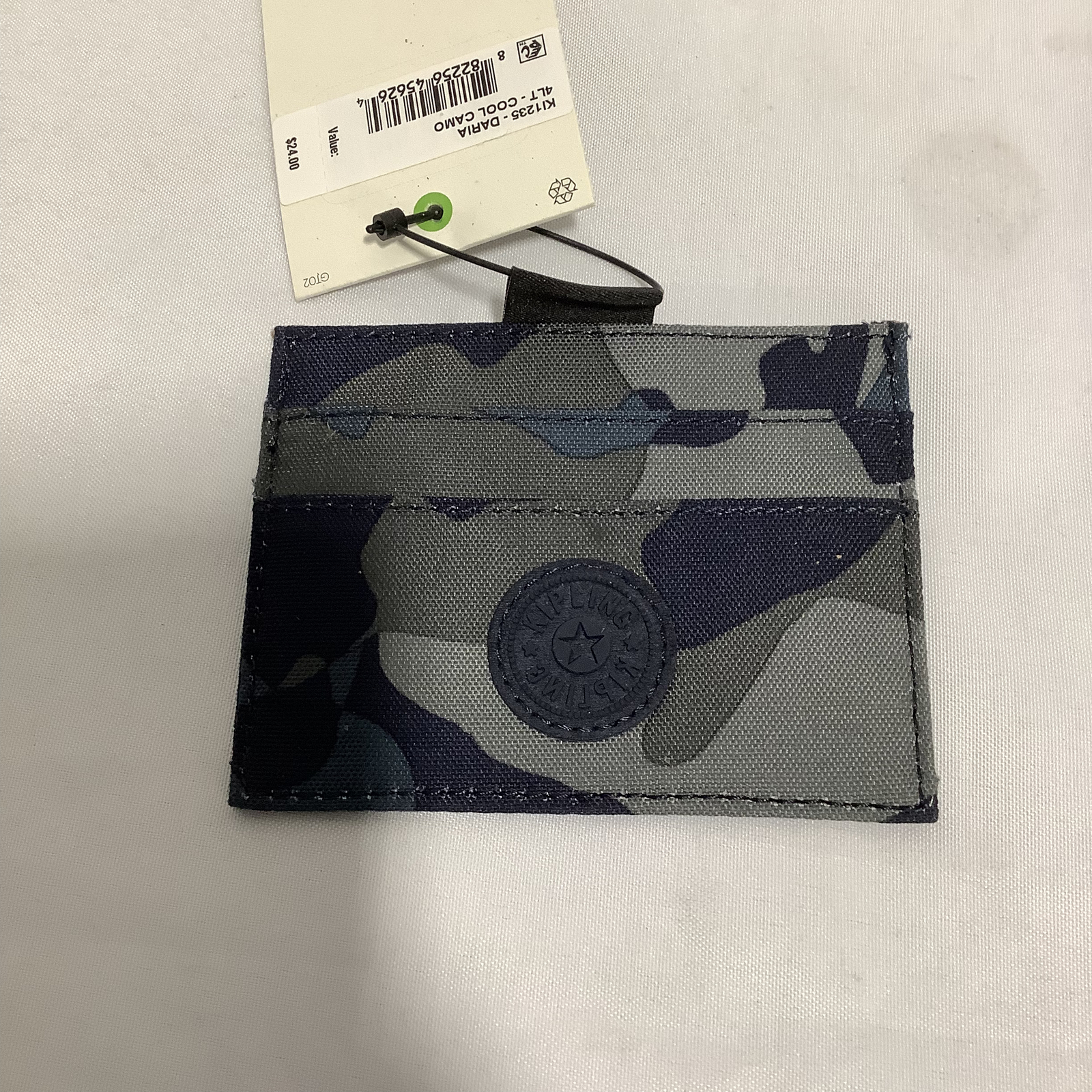 Kipling Men's Daria KI1234 Multicolor Camouflage Portable Card Holder ...