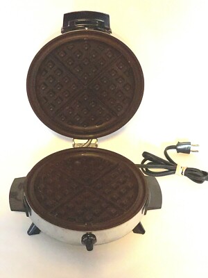 Vintage Toastmaster Waffle Maker W252A Baker Iron Non-Stick Chrome ...