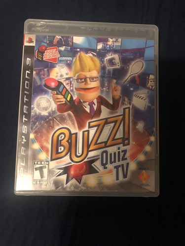 BUZZ! QUIZ TV - PS3 Trivia Game Playstation 3 Used, Very Good | eBay