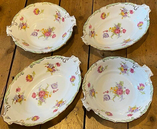 20TH CENTURY T.GOODE & CO. LTD NEW CHELSEA FLORAL PATTERN OVAL & ROUND ...