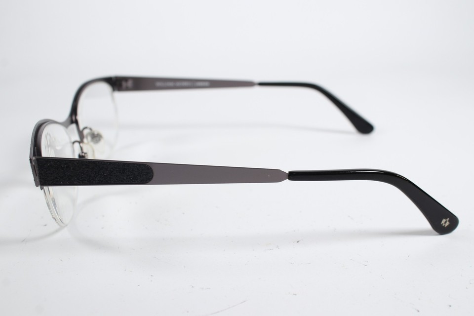 William Morris Eyeglasses 4-Feb Womens Black Full Rim Metal Glasses ...