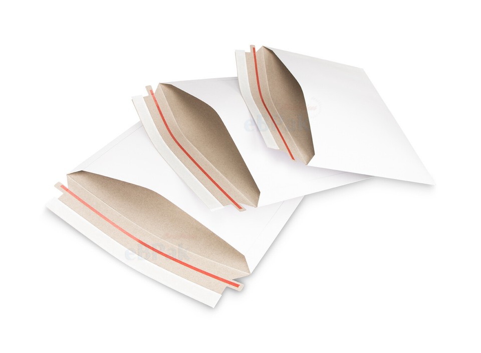 Card Mailer 300GSM White Card Envelope Tough Bag DL DLX A5 C5 01 02 A4 ...