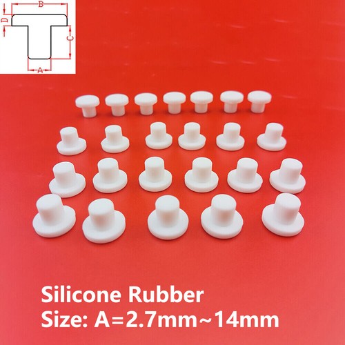 2.7-14mm White Solid Silicone Rubber Seal Hole Plugs Blanking End Caps Seal Bung | eBay UK