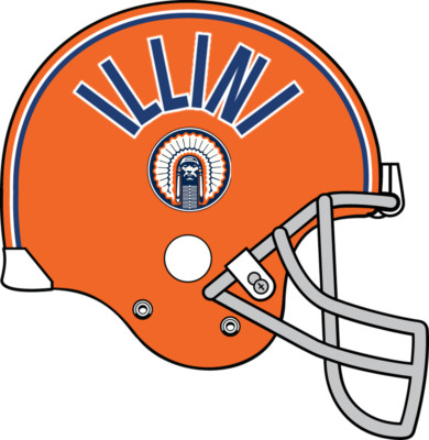 University of Illinois Fighting Illini Helmet Vinyl Sticker/Decal 5 ...