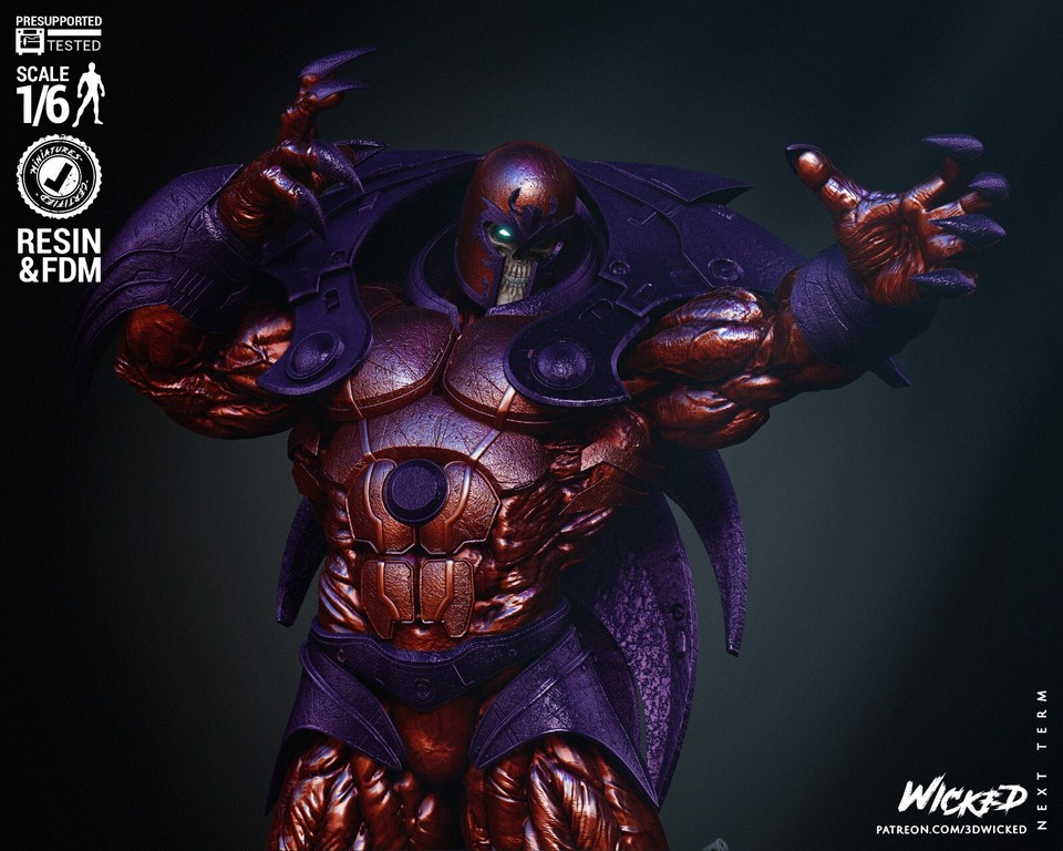 Onslaught Model Kit | Marvel 3D Resin Printed Statue | Unpainted ...