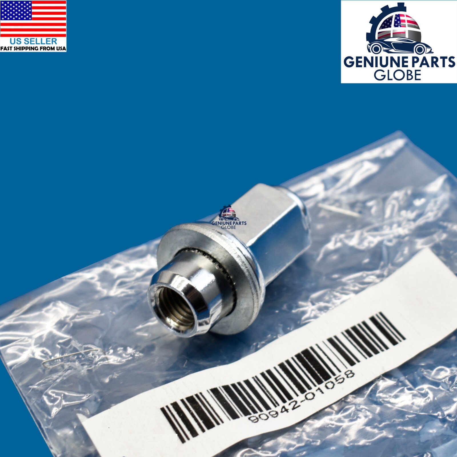 GENUINE TOYOTA TACOMA 4RUNNER FJ GX460 GX470 CHROME WHEEL LUG NUT 90942 ...