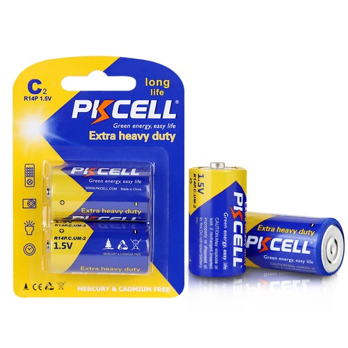 4Pcs C Batteries Extra Heavy Duty R14P UM-2 E93 1.5V Carbon-zinc | eBay