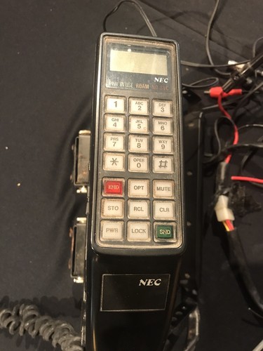 Vintage NEC Cell Phone Mobile Phone Car Brick 1980’s Buy Now Goes To ...