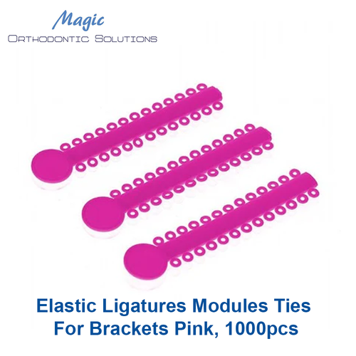 Dental Orthodontic Magic Elastic Ligatures Modules Ties For Brackets ...