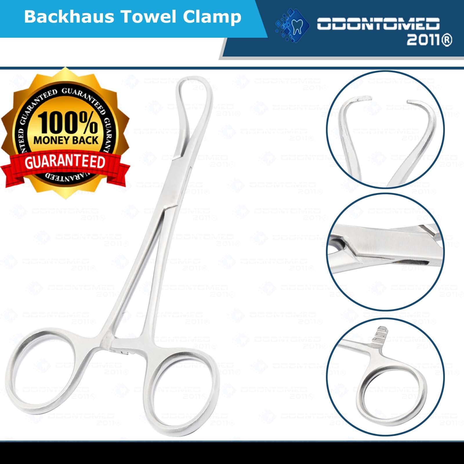 Backhaus Towel Clamp 3.5" Surgical Medical Veterinary | eBay