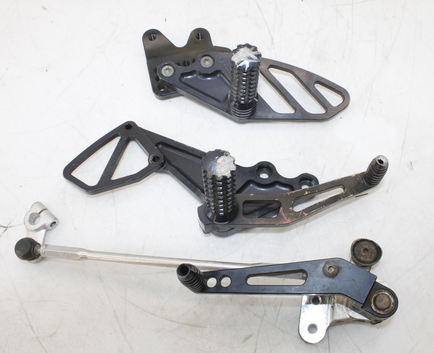 08-10 GSXR 750/600 REARSET REAR SET FOOT PEG RIGHT LEFT OEM LEVER PAIR ...